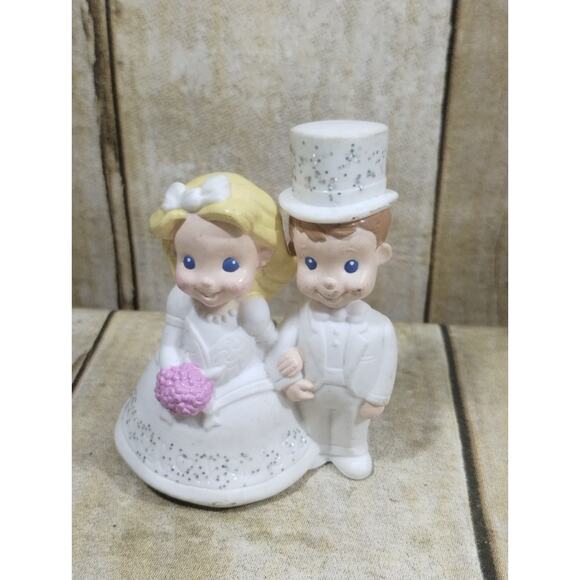 Mattel | Toys | Vtg Fisher Price Mattel Plastic Wedding Couple Cake ...